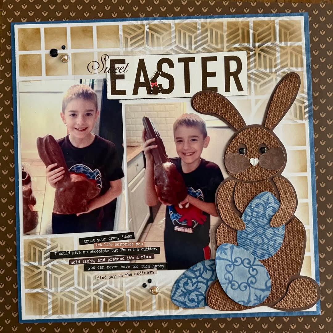 Bunny & Mini Grid - Seasonal Léa France® Stencil