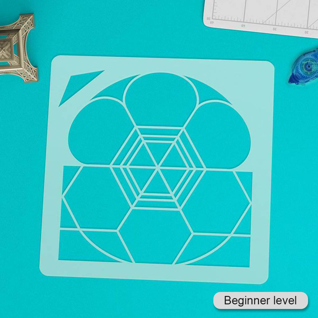 Honey Comb Scrapbooking Stencil | Léa France – Léa France®