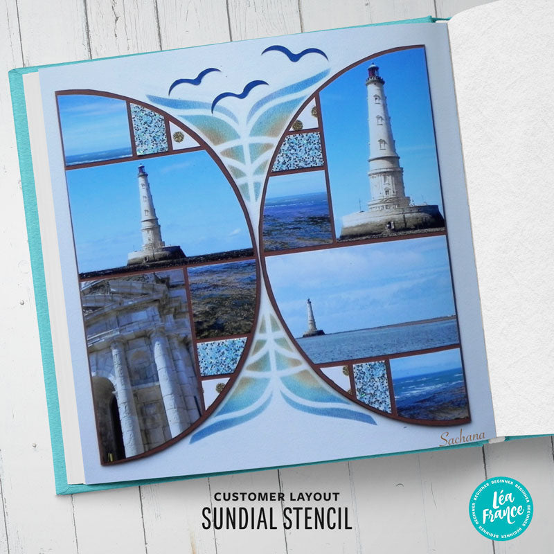 Sundial Scrapbooking Stencil | Léa France – Léa France®