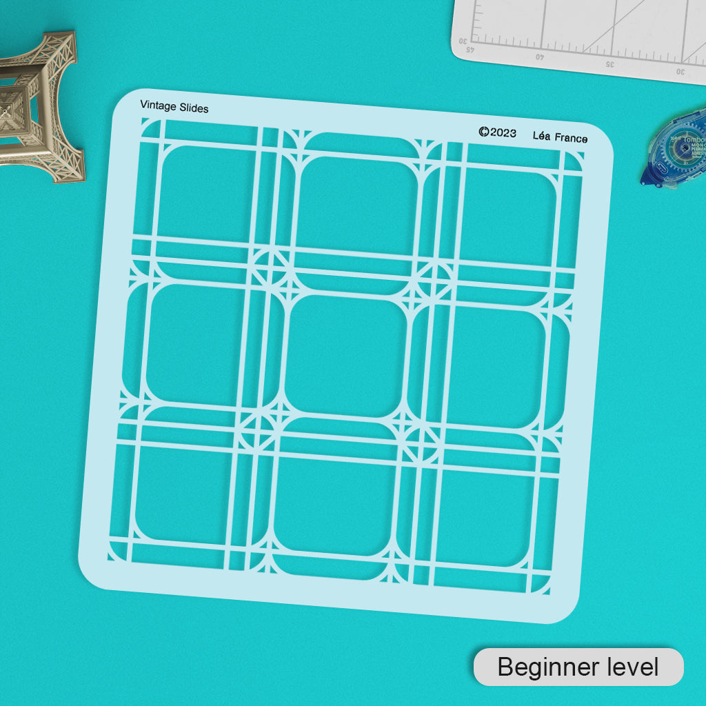 Vintage Slides Léa France® Stencil
