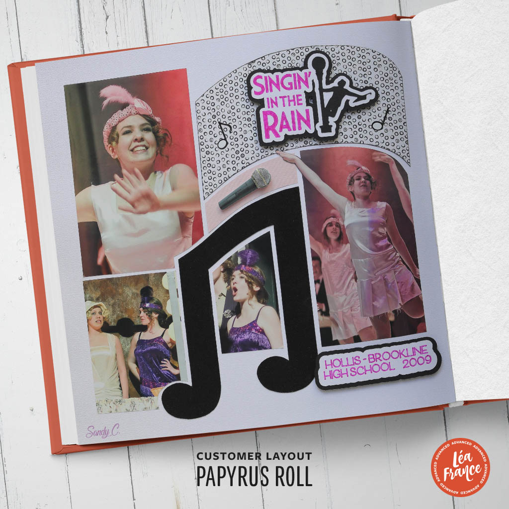 Papyrus Roll Léa France® Stencil